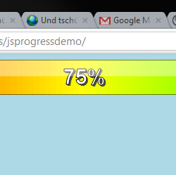 JavaScript Progressbar mit HTML5 Canvas | code-bude.net