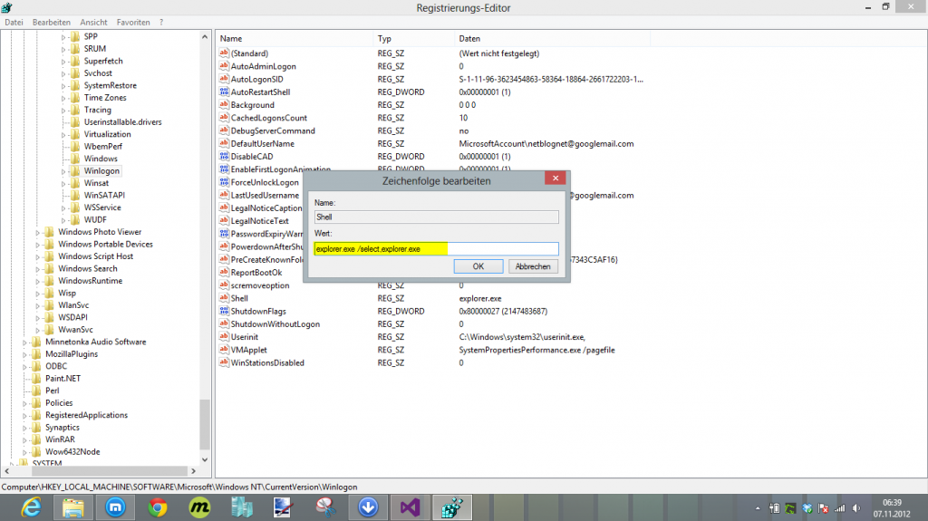 Windows 8 direkt in den Desktop starten | code-bude.net