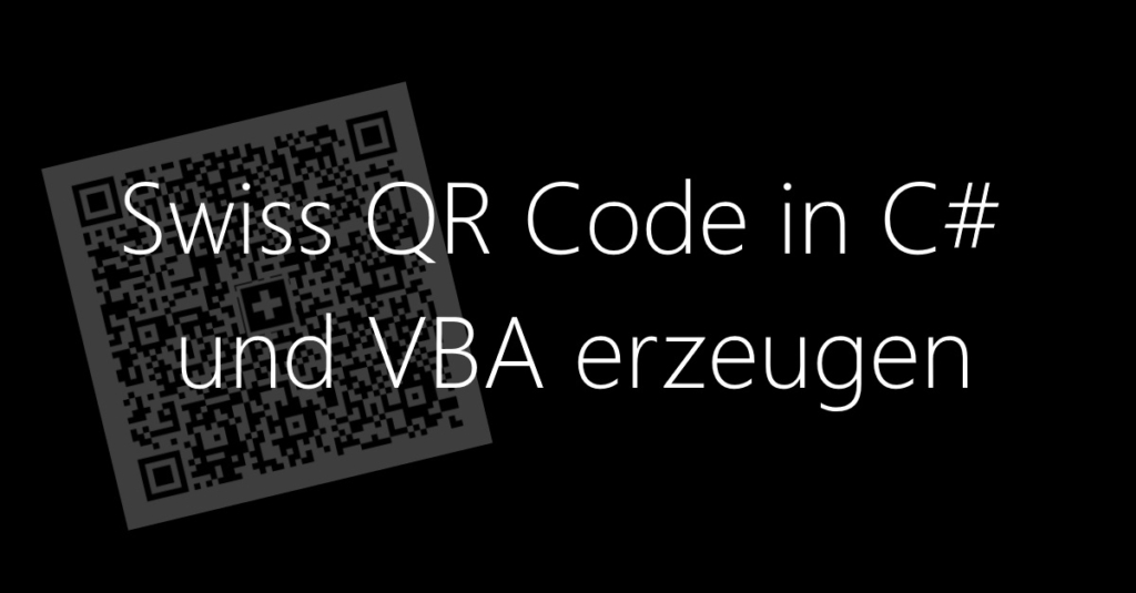 Swiss QR Code in C# und VBA erzeugen | code-bude.net